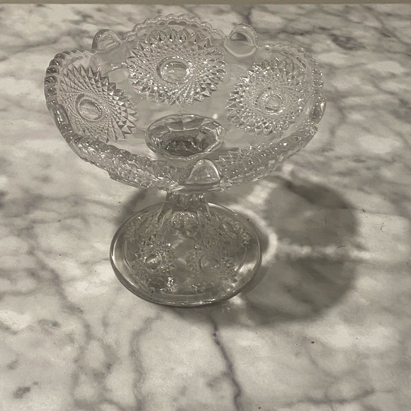 Heisey | Accents | Vintage Heisey Sunburst Tall Candy Dish | Poshmark